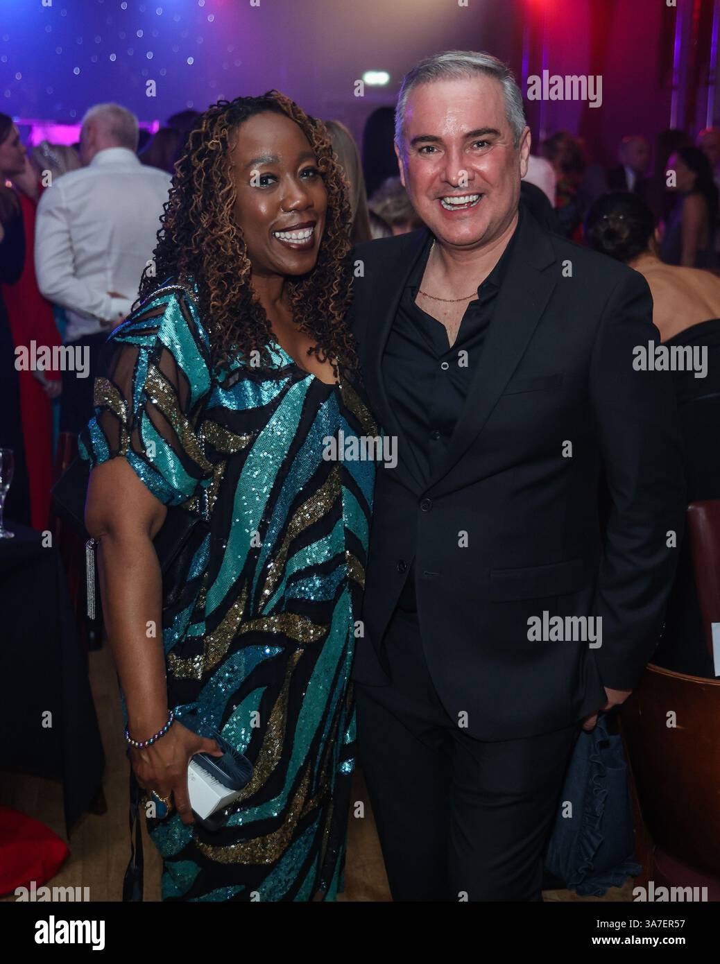 London, UK. 26th Mar, 2025. Chizzy Akudolu and Nick Ede attend the ...