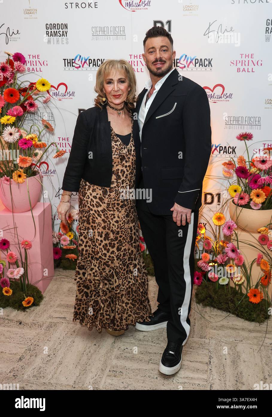 Fiona Inglis and Duncan James attend the Spring Ball 2025 in Aid of ...