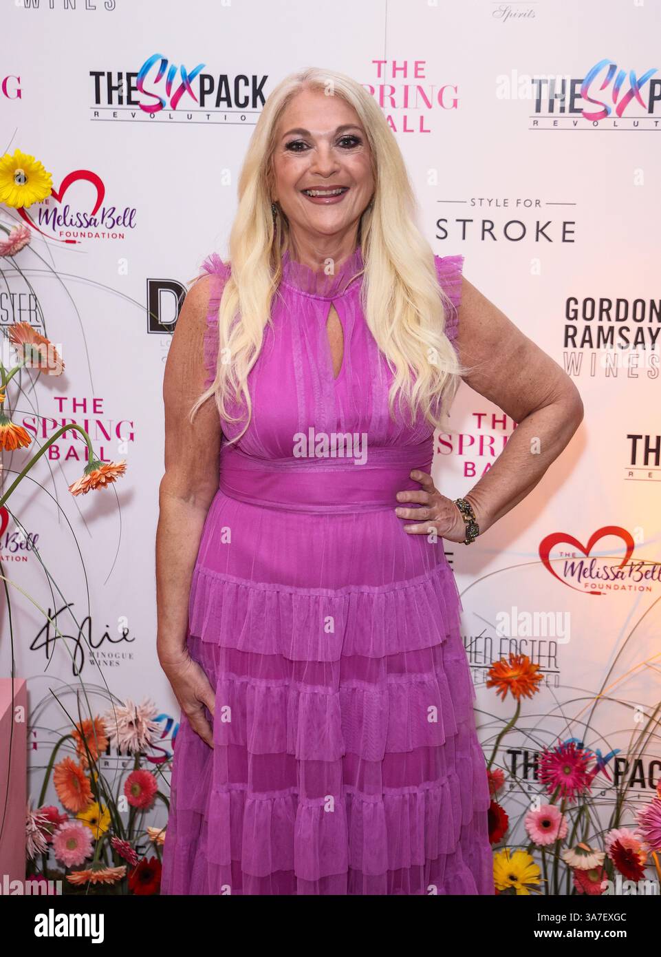 Vanessa Feltz attends the Spring Ball 2025 in Aid of Style For Stroke ...