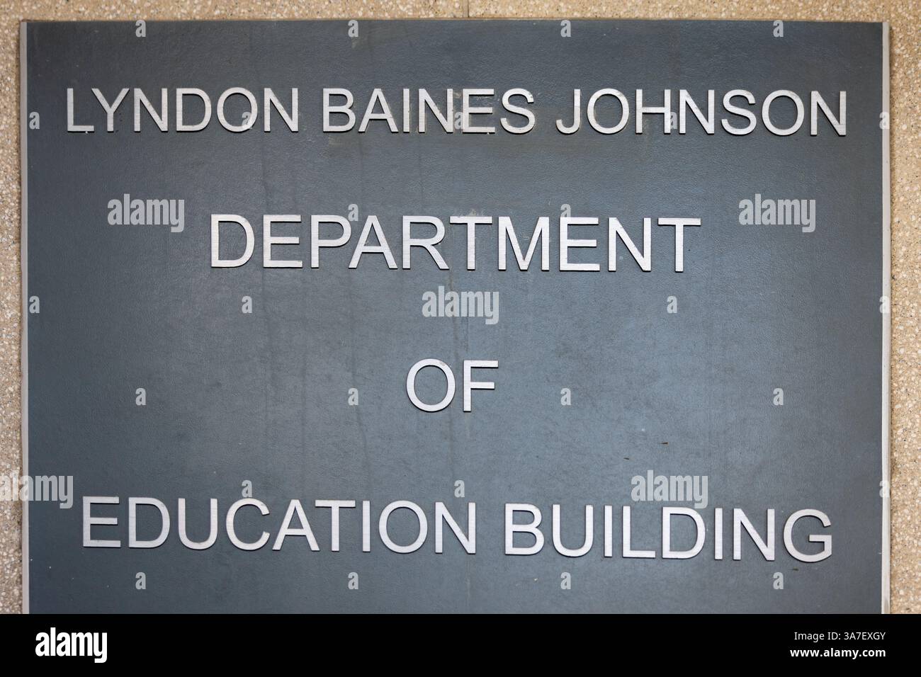 The US Department of Education Building Sign Stock Photo - Alamy