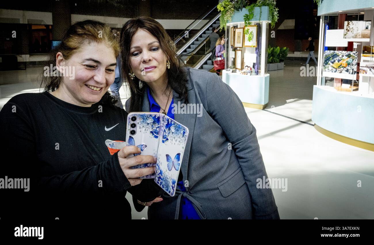 THE HAGUE - State Secretary of Finance Sandra Palmen during a debate in ...