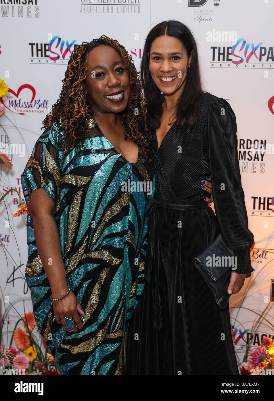 London, UK. 26th Mar, 2025. Chizzy Akudolu and Kara Smith attend the Spring Ball 2025 in Aid of ...
