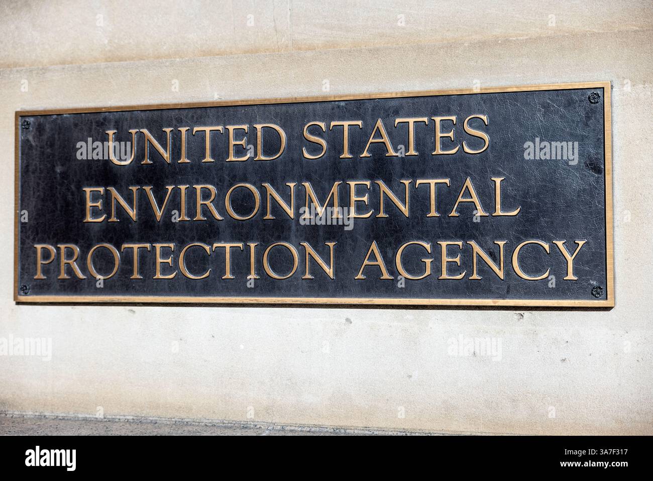 United States Environmental Protection Agency Building Placard Stock ...