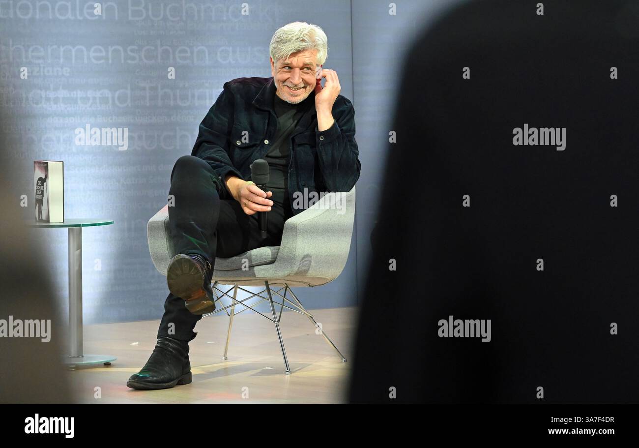 Leipzig, Germany. 27th Mar, 2025. Karl Ove Knausgard, author from ...