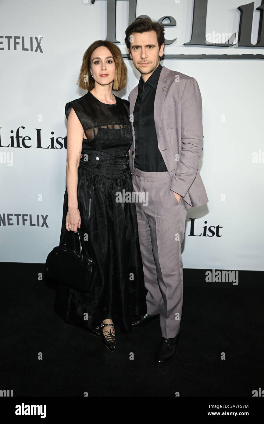 Heather Lind and Federico Rodriguez Stock Photo - Alamy