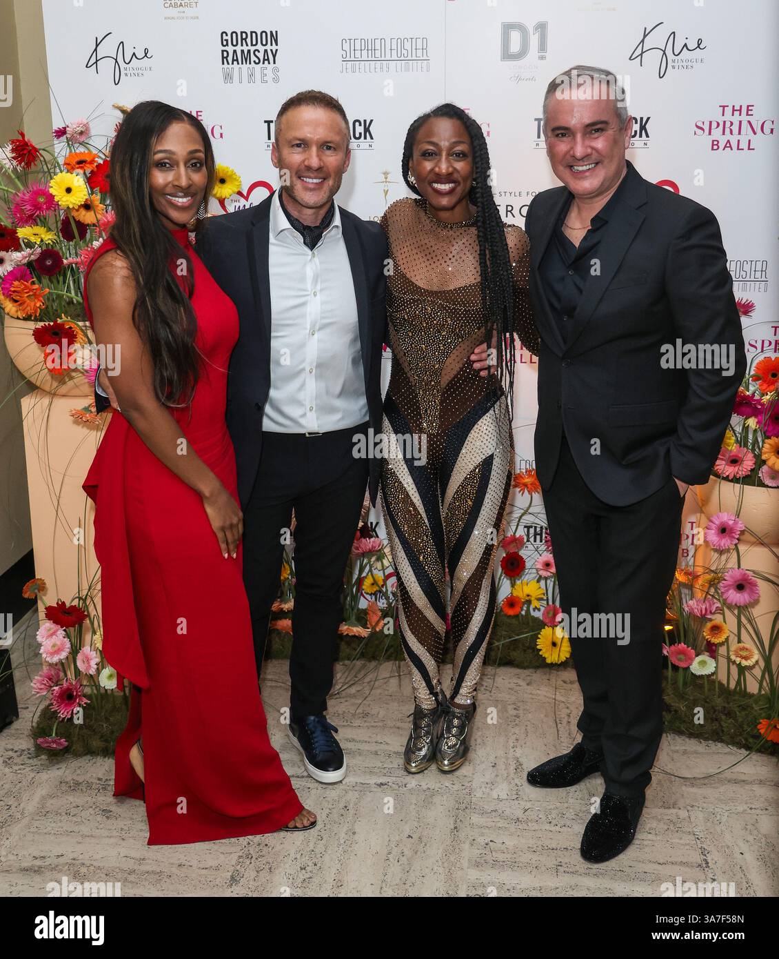 London, UK. 26th Mar, 2025. Alexandra Burke, Scott Harrison, Beverley ...