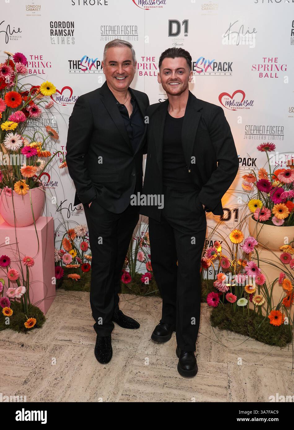 Nick Ede and Reece Donnelly attend the Spring Ball 2025 in Aid of Style ...