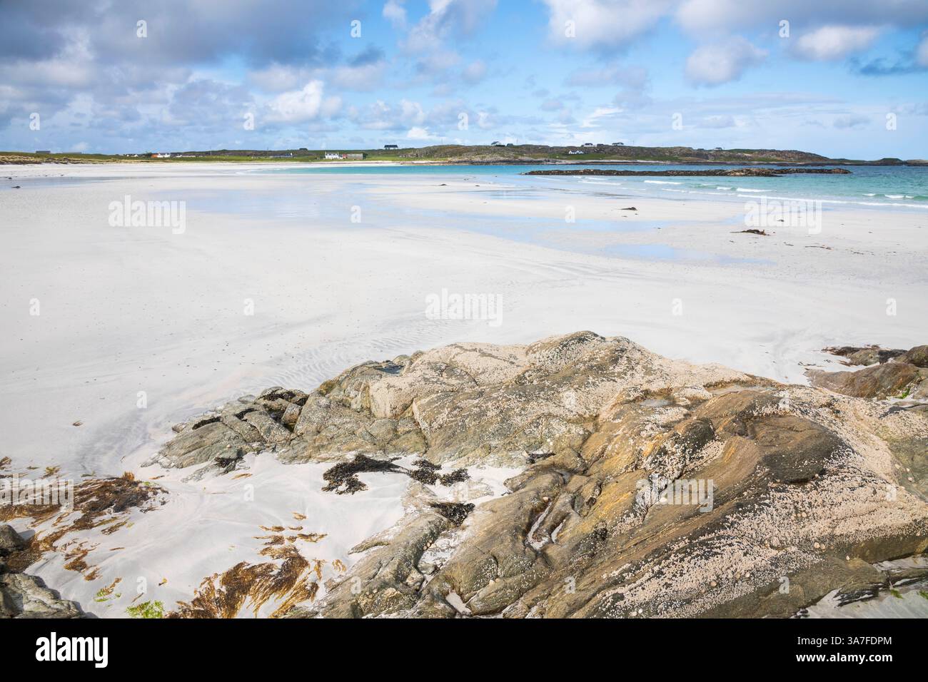 Traigh Bhala beach, Vaul bay, Isle of Tiree, Inner Hebrides, Scotland Stock Photo - Alamy