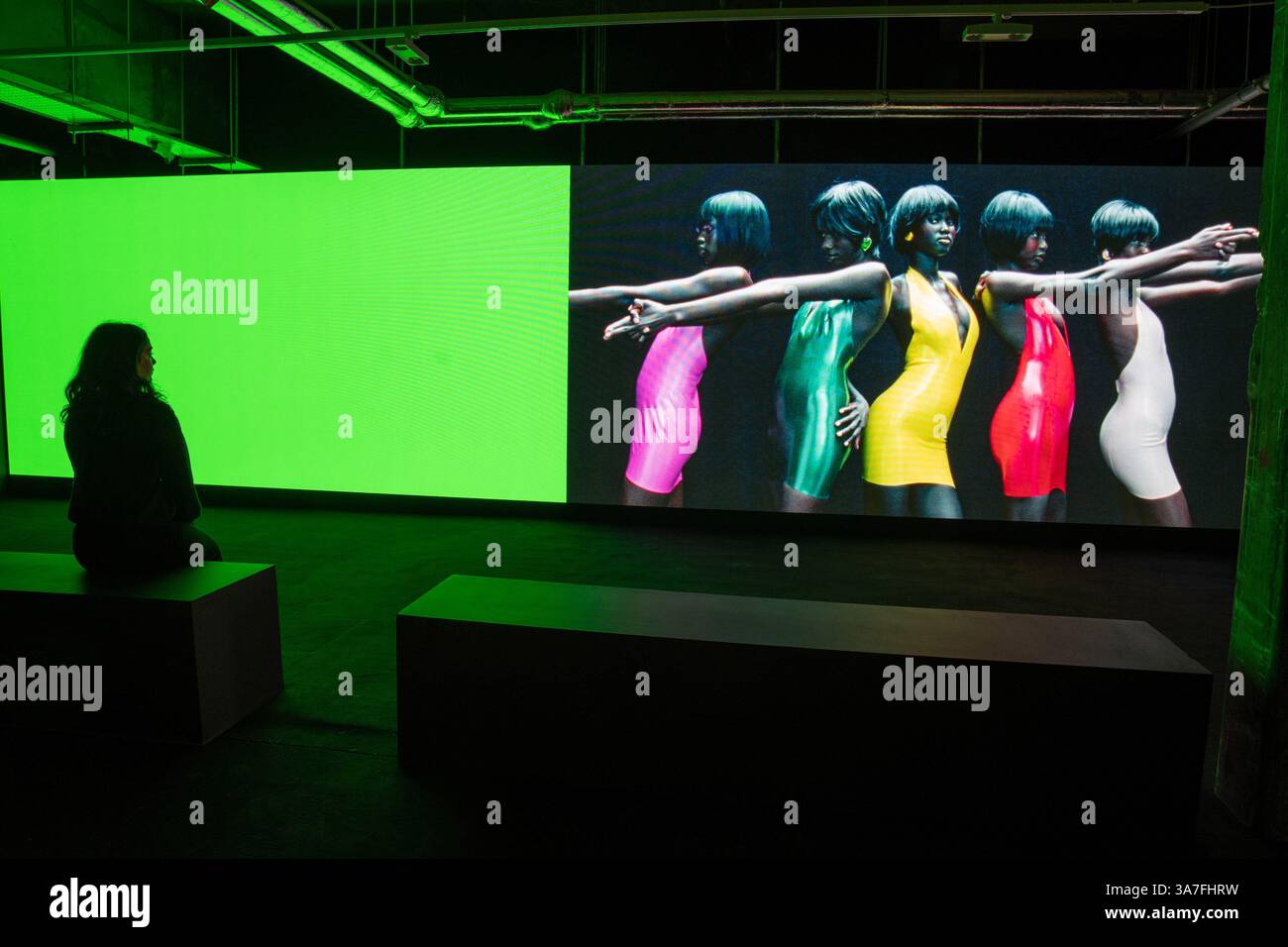 EDITORIAL USE ONLY Views of photographer and filmmaker Gabriel Moses' new exhibition, 'Selah' at ...