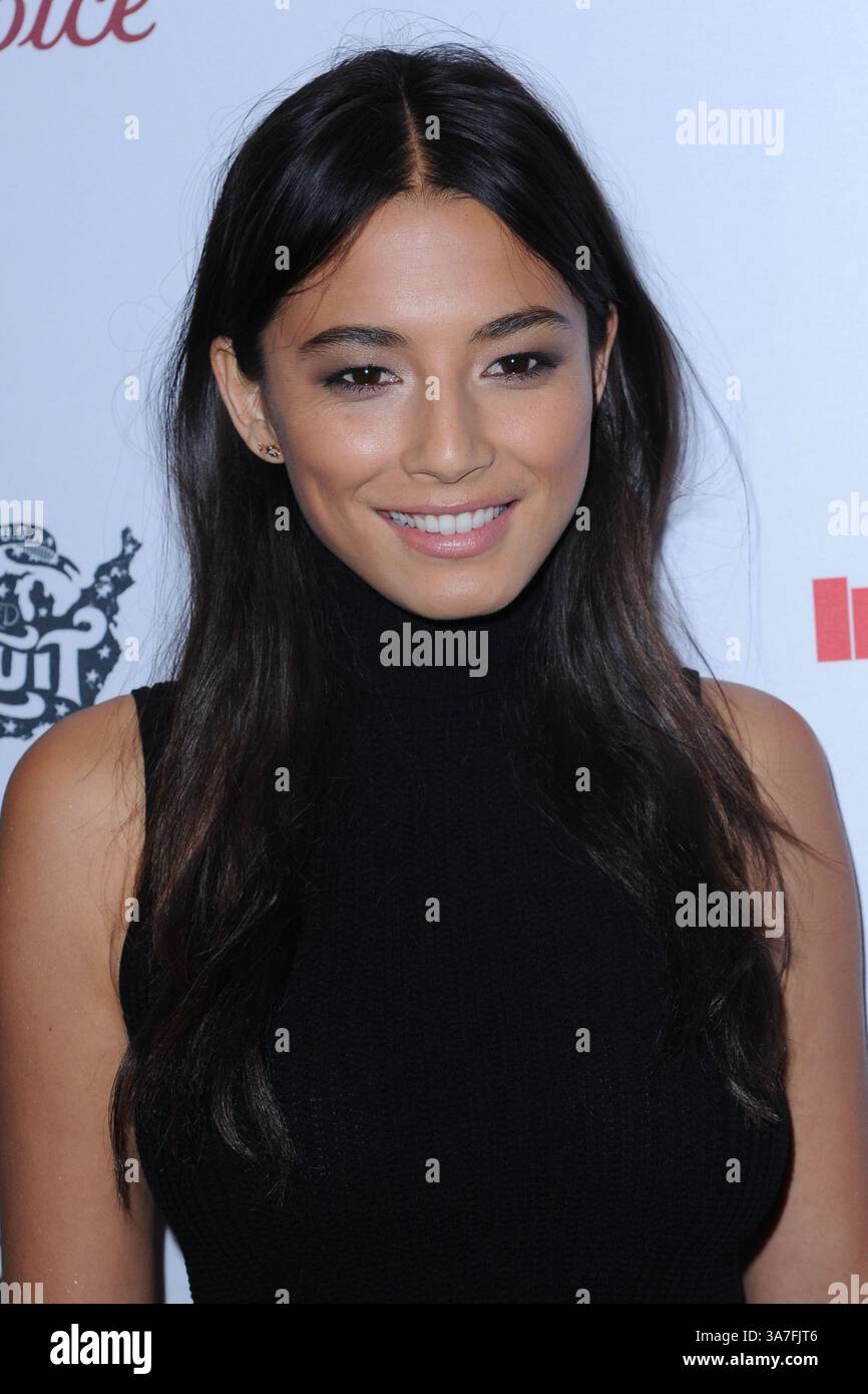 Jessica Gomes at the 2015 Sports Illustrated Swimsuit Issue celebration ...