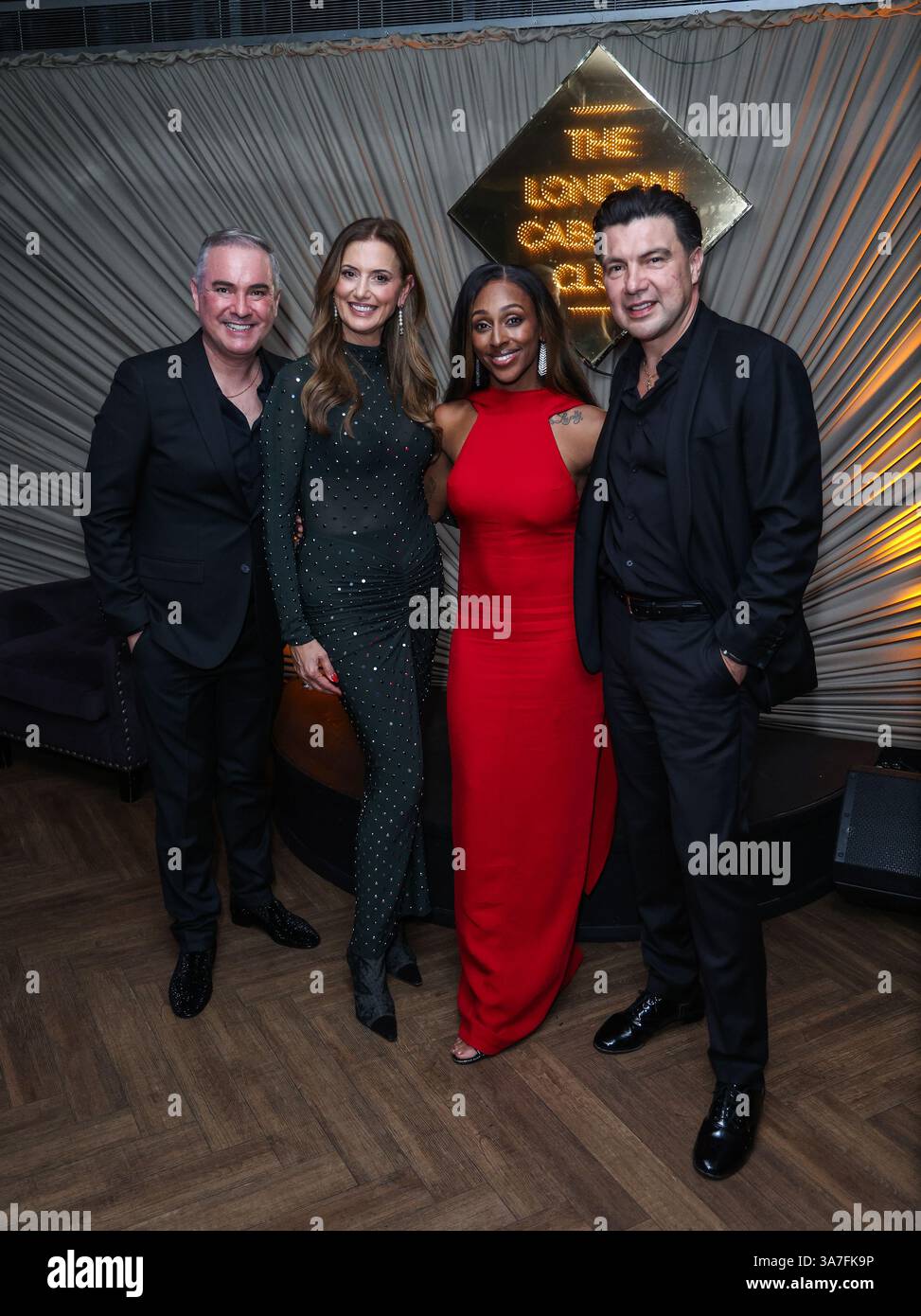 Nick Ede, Evelina Girling, Alexandra Burke and Doni Fierro attend the ...
