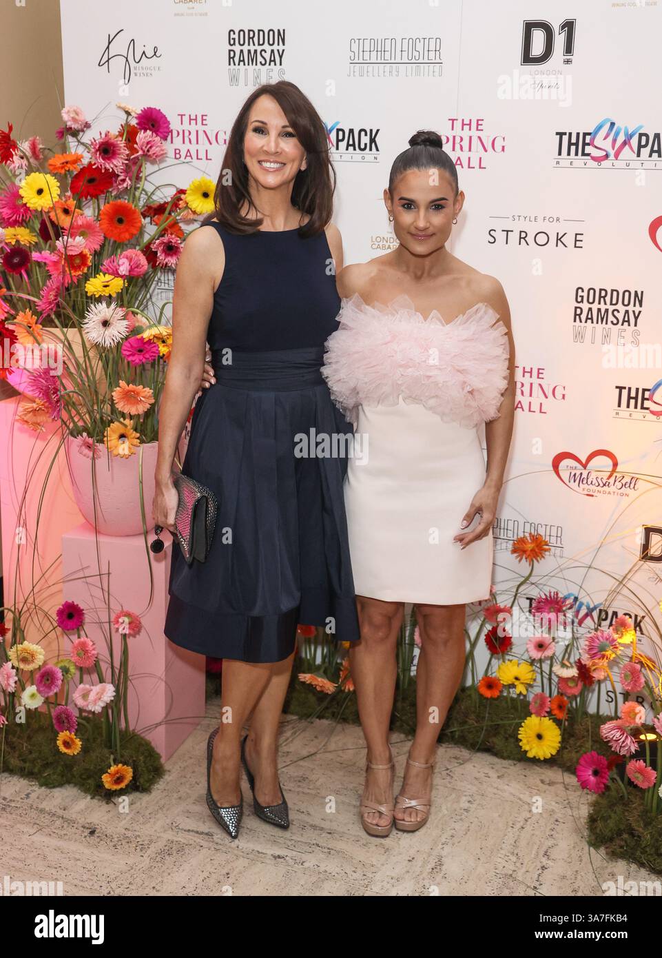 Andrea McLean and Ionica Adriana attend the Spring Ball 2025 in Aid of ...
