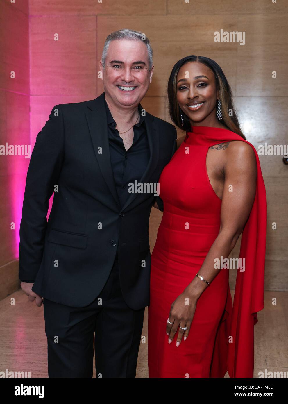 Nick Ede and Alexandra Burke attend the Spring Ball 2025 in Aid of ...