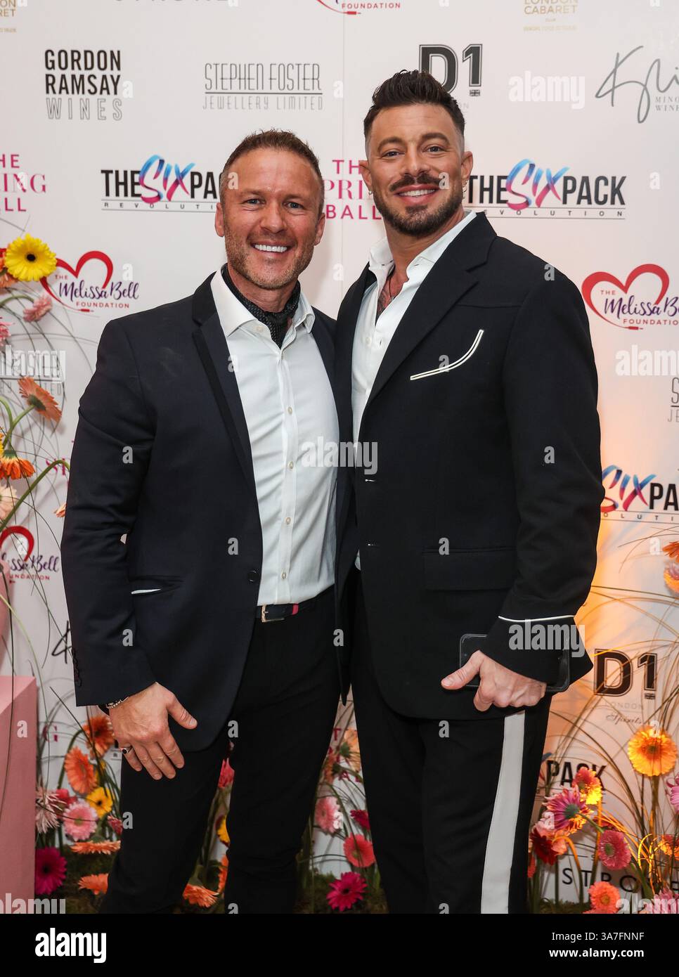Scott Harrison and Duncan James attend the Spring Ball 2025 in Aid of ...