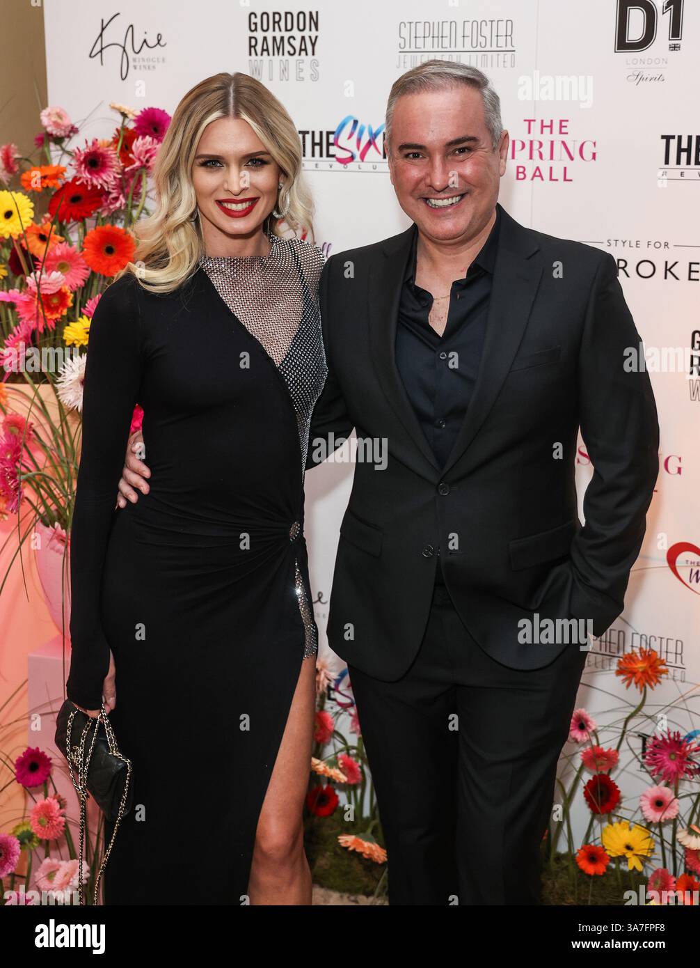 Nadiya Bychkova and Nick Ede attend the Spring Ball 2025 in Aid of ...