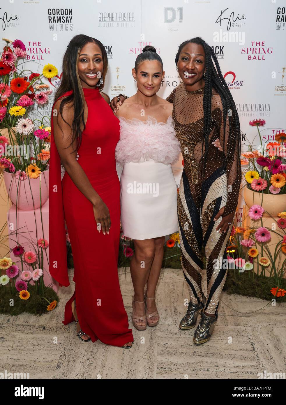 Alexandra Burke, Ionica Adriana and Beverley Knight attend the Spring ...