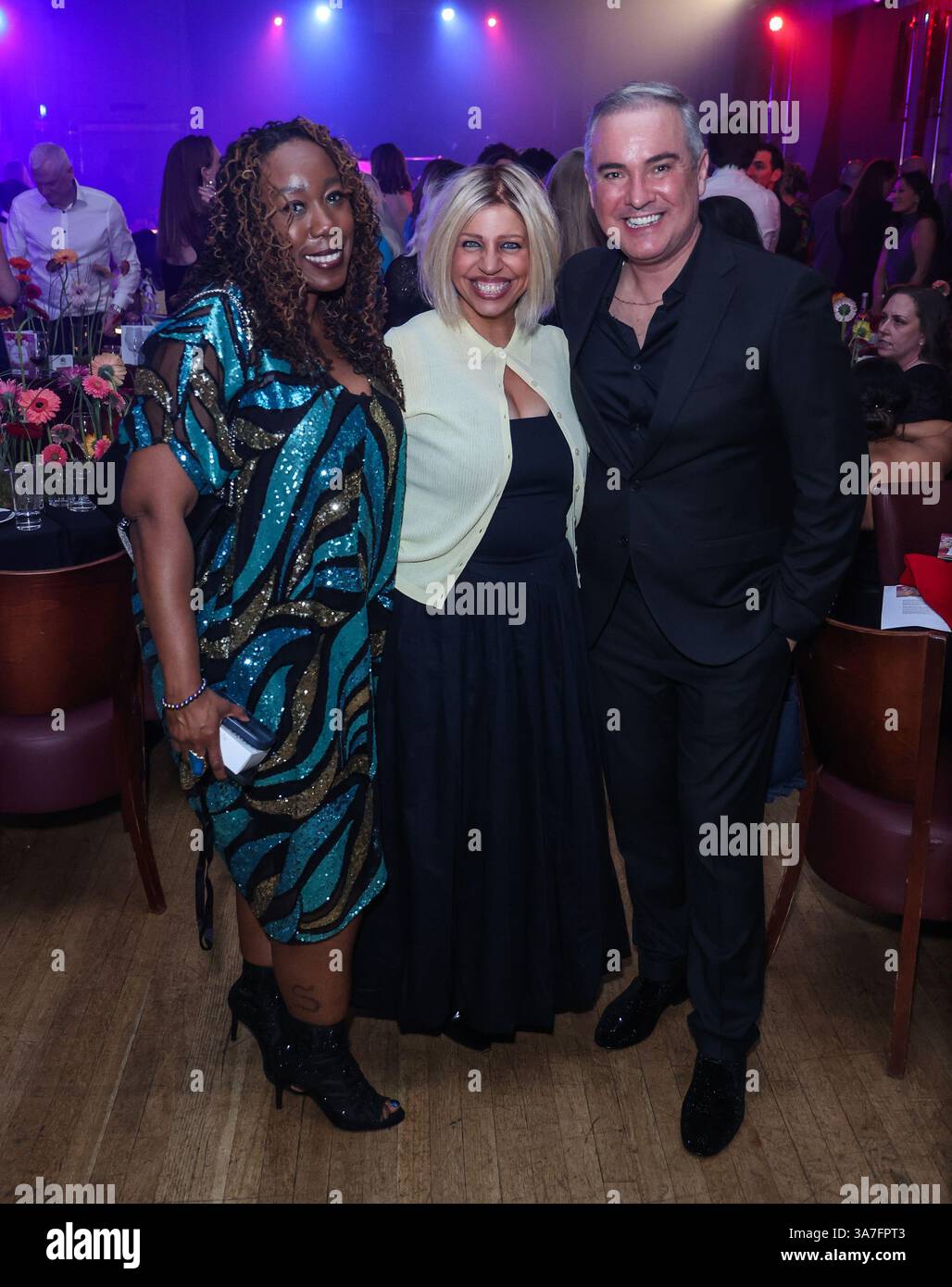 Chizzy Akudolu, Donna Easton and Nick Ede attend the Spring Ball 2025 ...