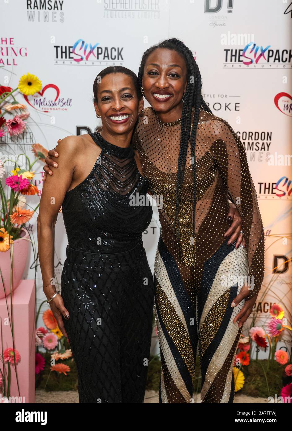 Stacey Haynes and Beverley Knight attend the Spring Ball 2025 in Aid of ...