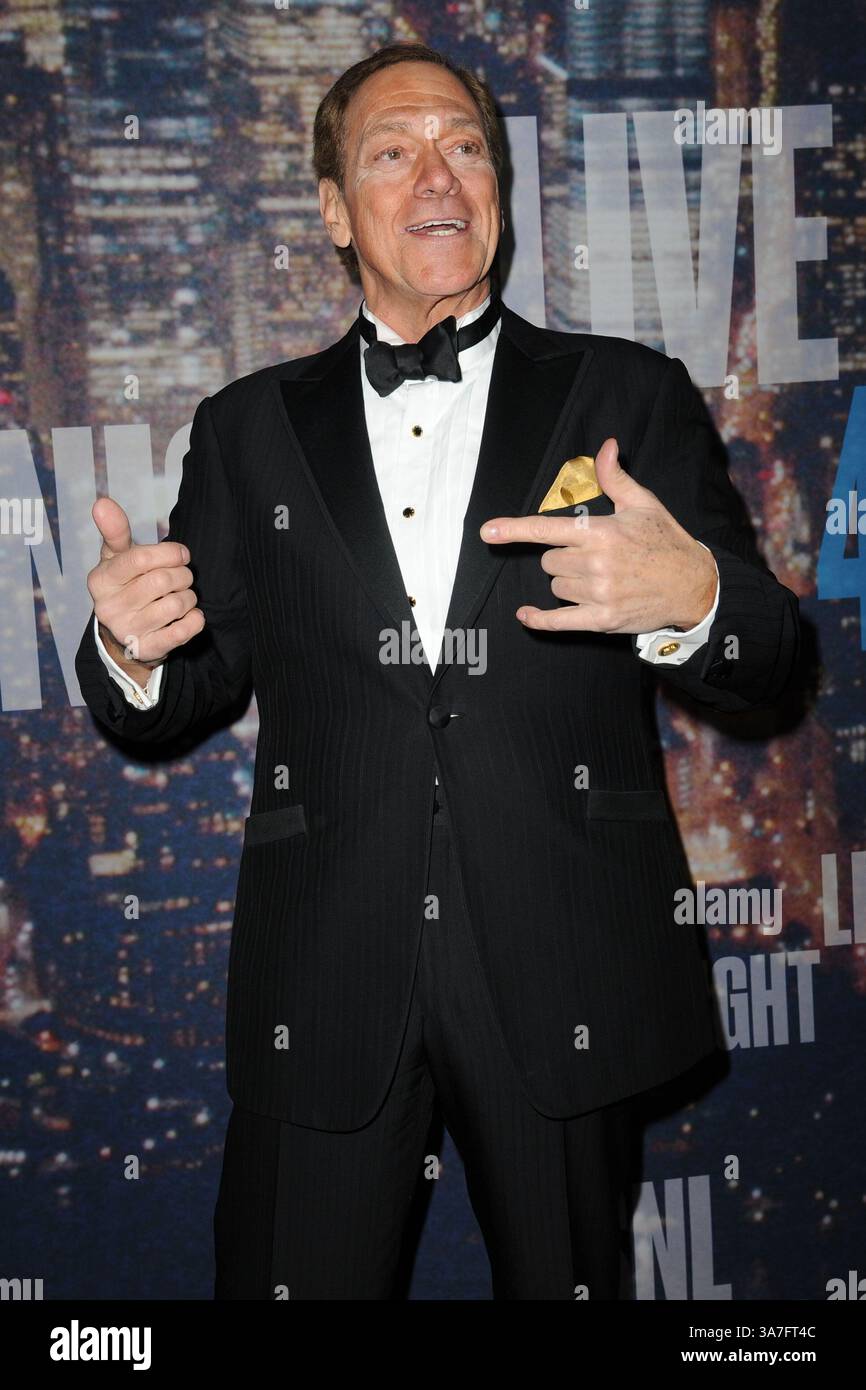 Joe Piscopo at the SNL 40th Anniversary Special at 30 Rockefeller Plaza ...