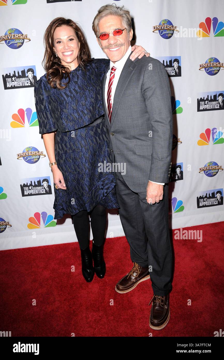 Erica Michelle Levy and Geraldo Rivera at the Celebrity Apprentice ...