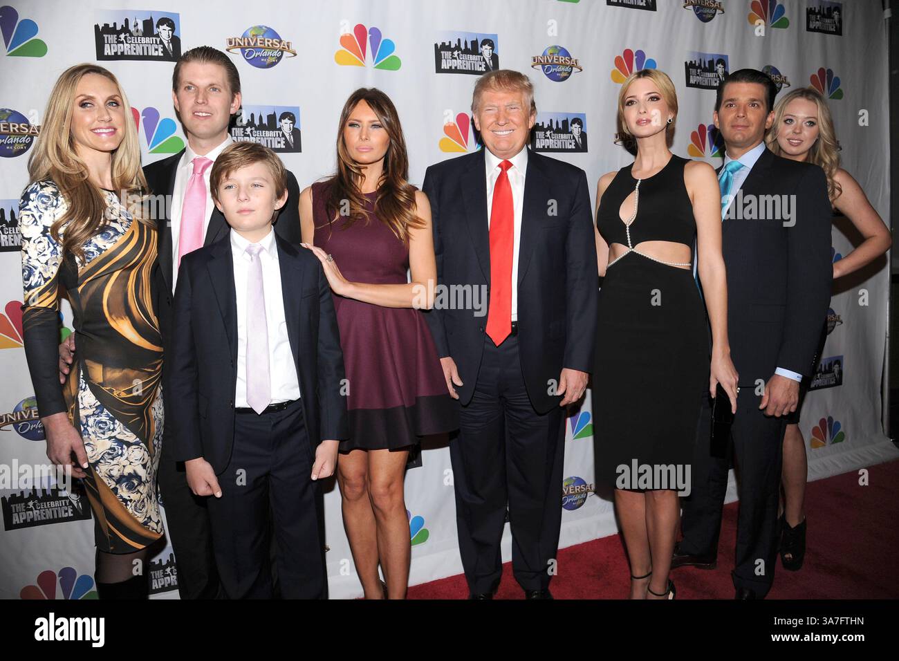 Lara Yunaska, Eric Trump, Barron Trump, Melania Trump, Donald Trump ...