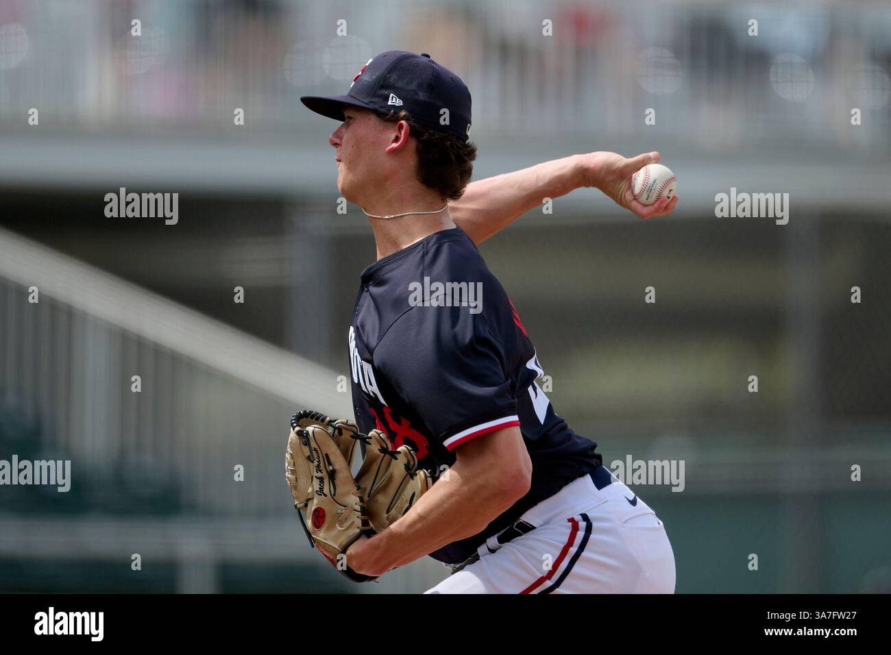 Minnesota Twins pitcher Jacob Wosinski (48) during an MLB Spring ...