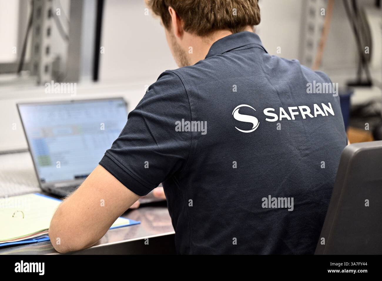 Herstal, Belgium. 27th Mar, 2025. a visit to the 'Safran Aero Boosters ...