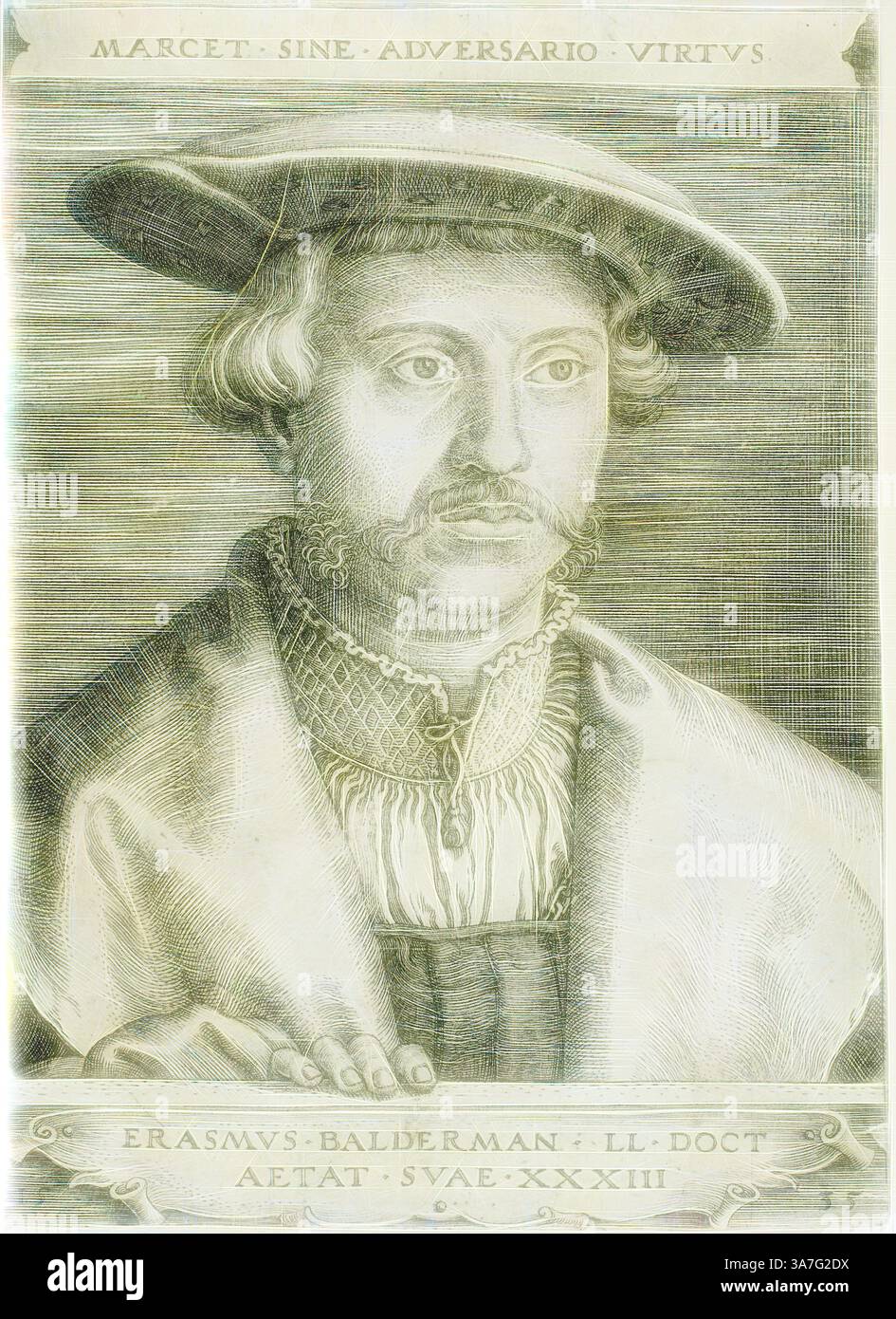 A detailed portrait of a man with a distinguished expression, wearing a ...