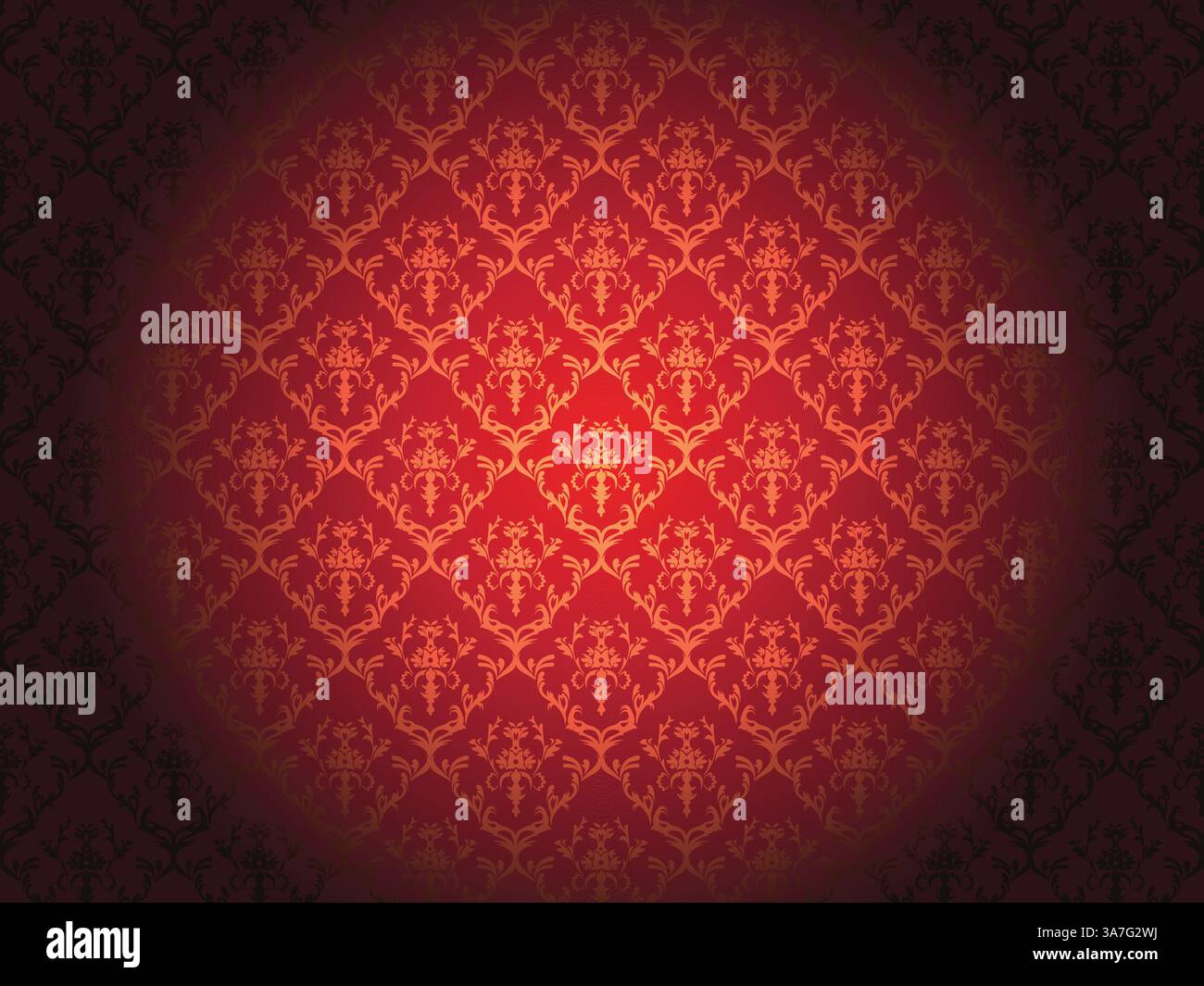 Wallpaper floral carpet Stock Vector Images - Alamy