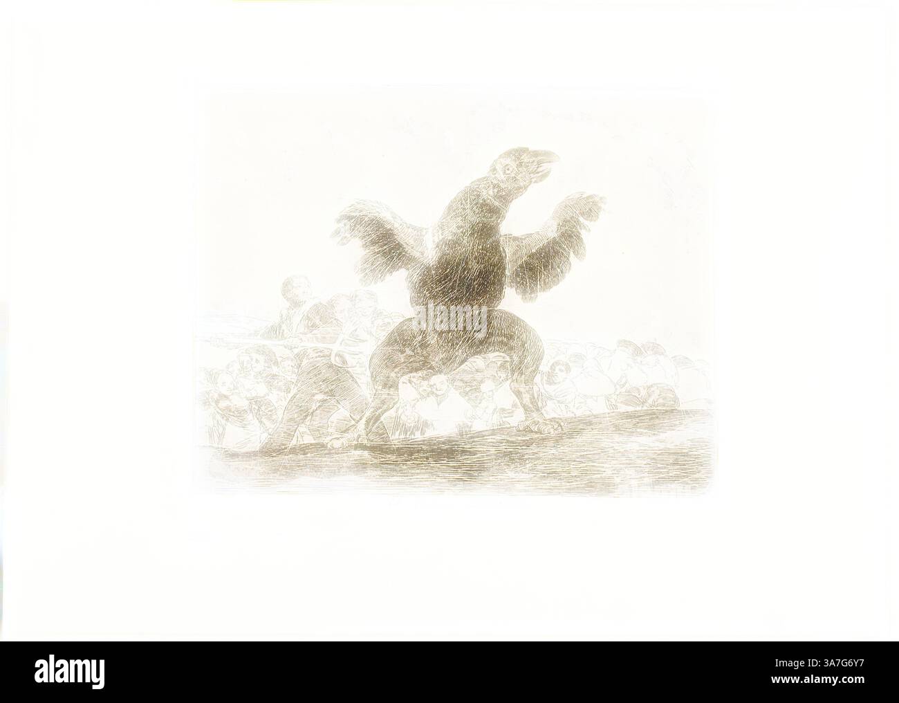 A fantastical creature with the body of a bird and the stance of a ...