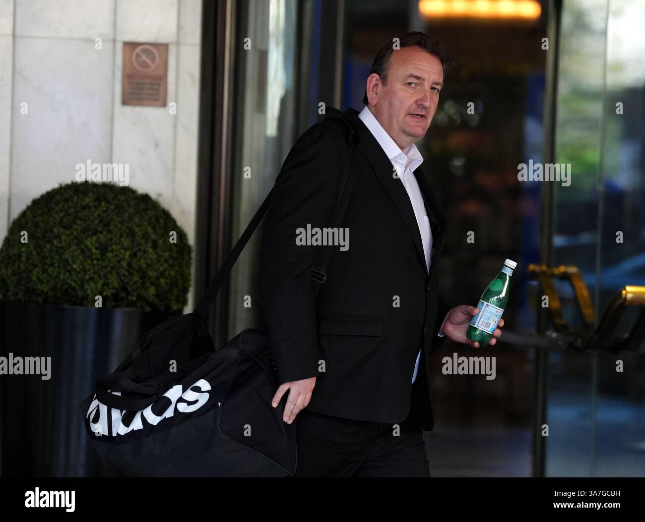 Nottingham Forest chairman Nicholas Randall QC, leaving a Premier ...