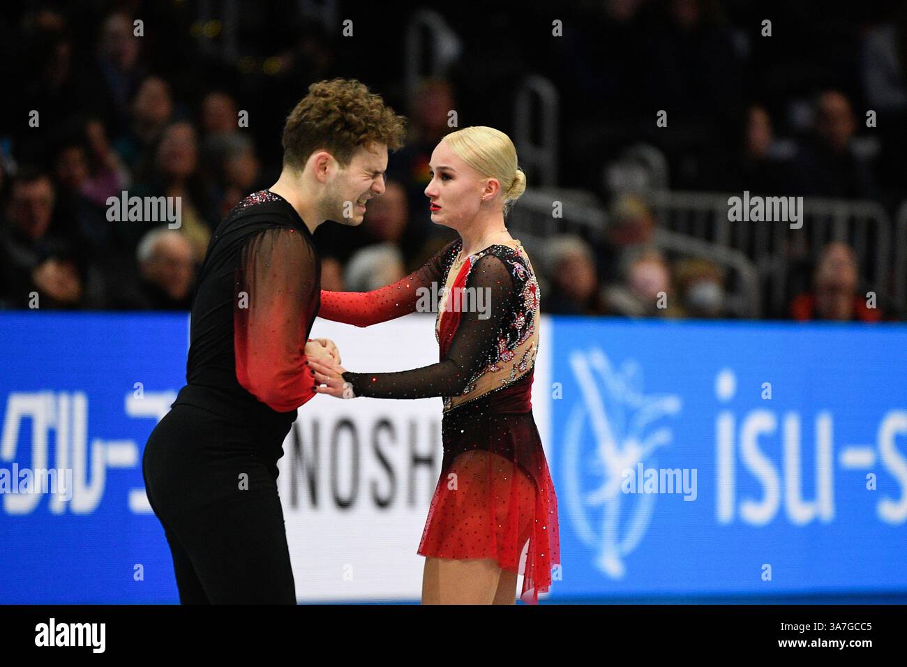 BOSTON, MA - MARCH 26: Milania Vaananen and Filippo Clerici of Finland ...