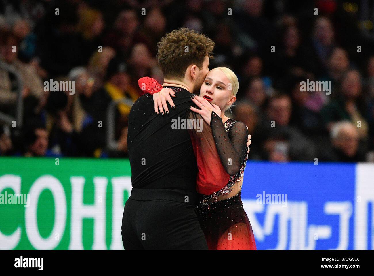 BOSTON, MA - MARCH 26: Milania Vaananen and Filippo Clerici of Finland ...