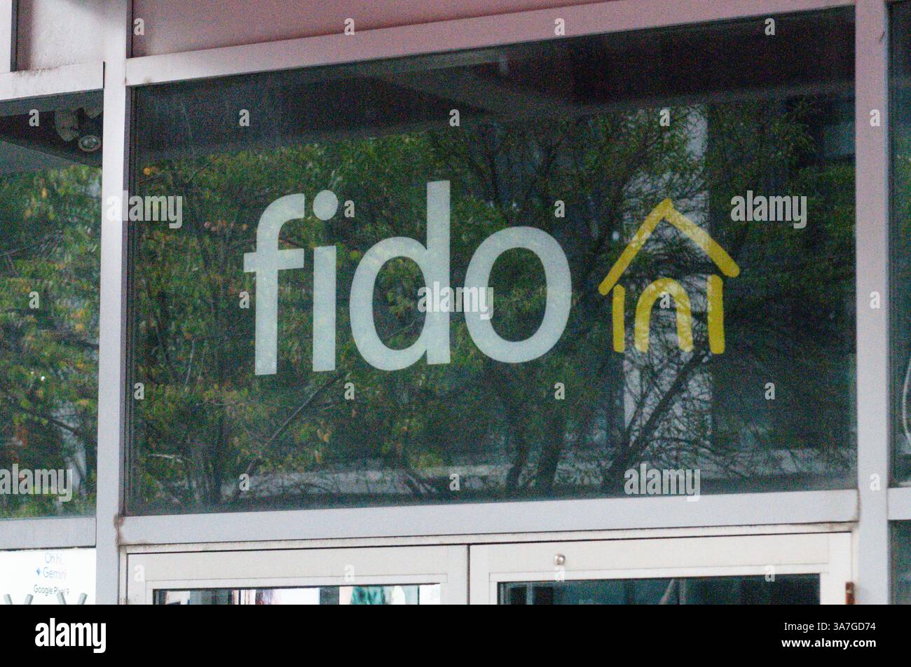 Toronto, ON, Canada – August 30, 2024: View at the Fido intermet ...