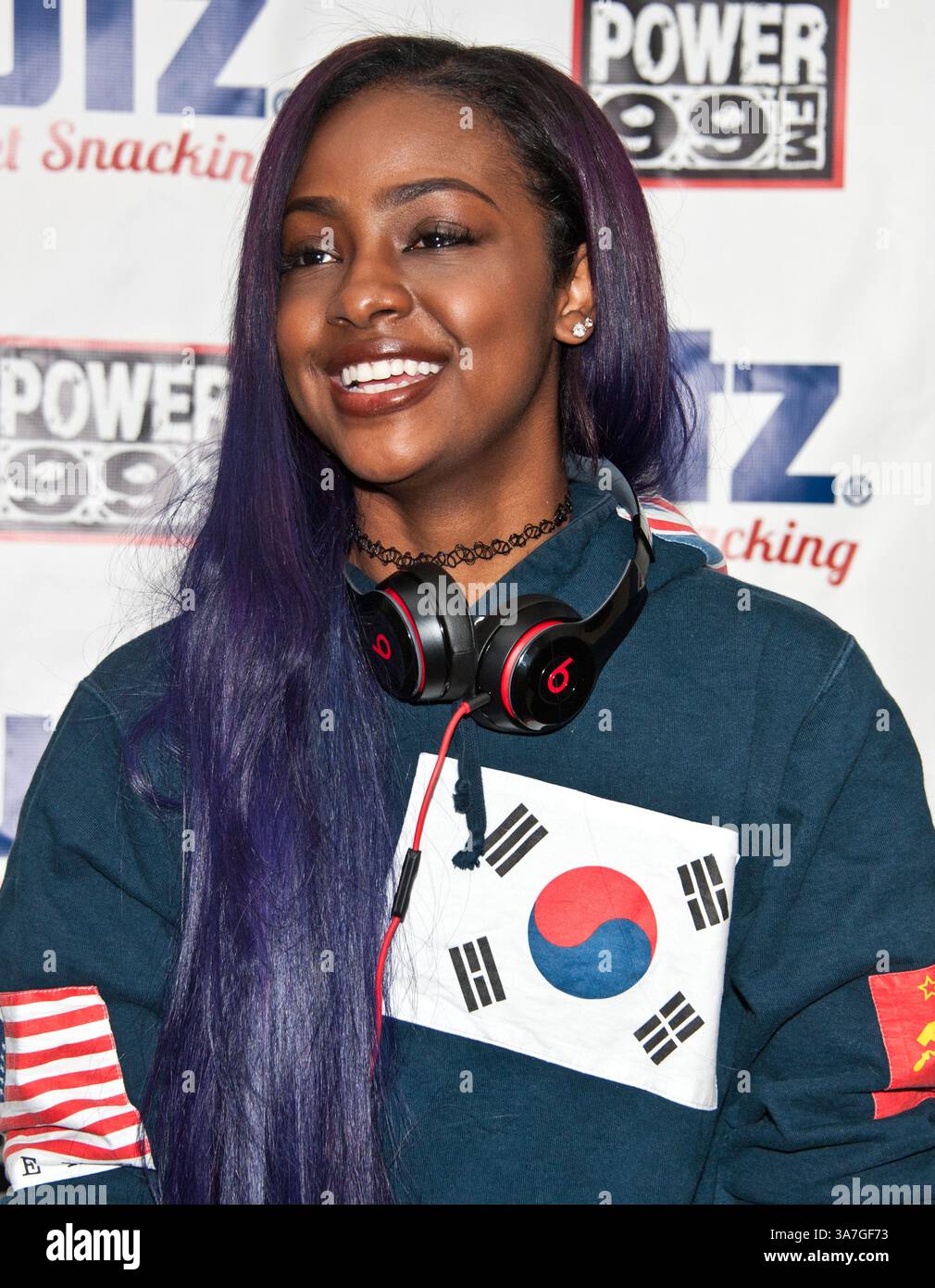 Justine Skye at Power 99's Performance Theatre in Bala Cynwyd ...