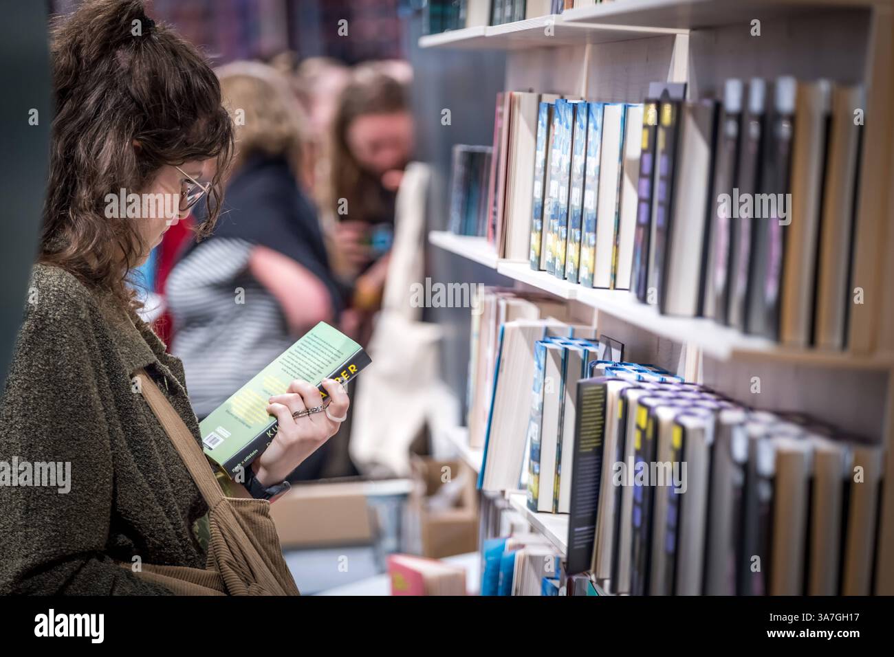 Tag 1 der Leipziger Buchmesse 2025 auf dem Neuen Messegelände ...