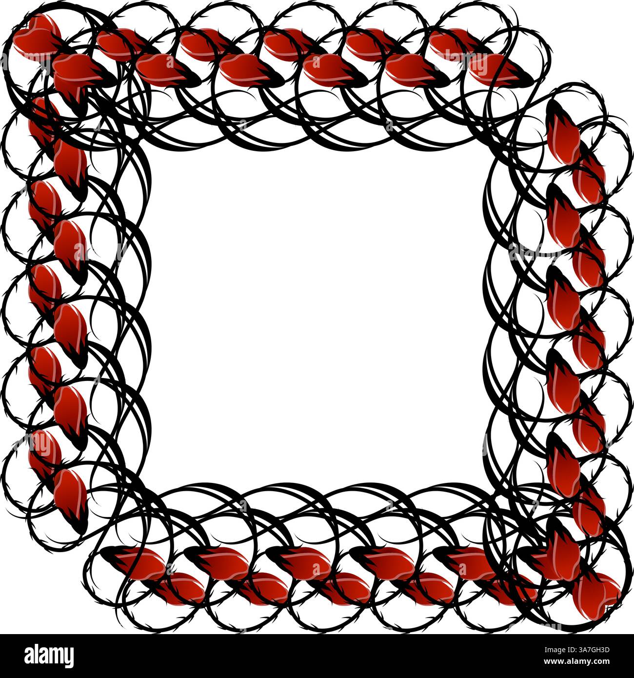 Rose one white elegant Stock Vector Images - Alamy