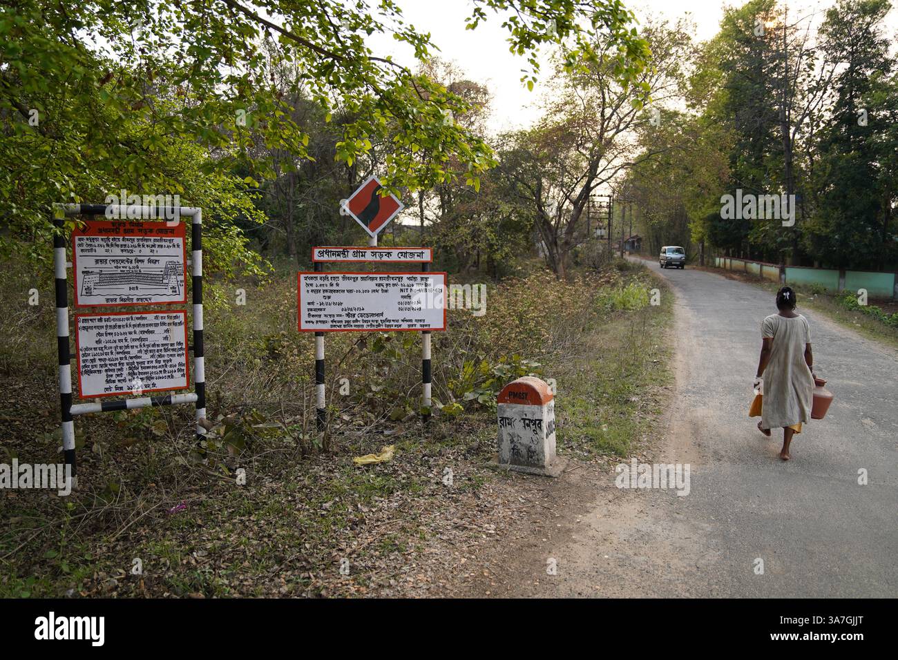Zero point of Baranti - a tribal village of Purulia, West Bengal, India ...
