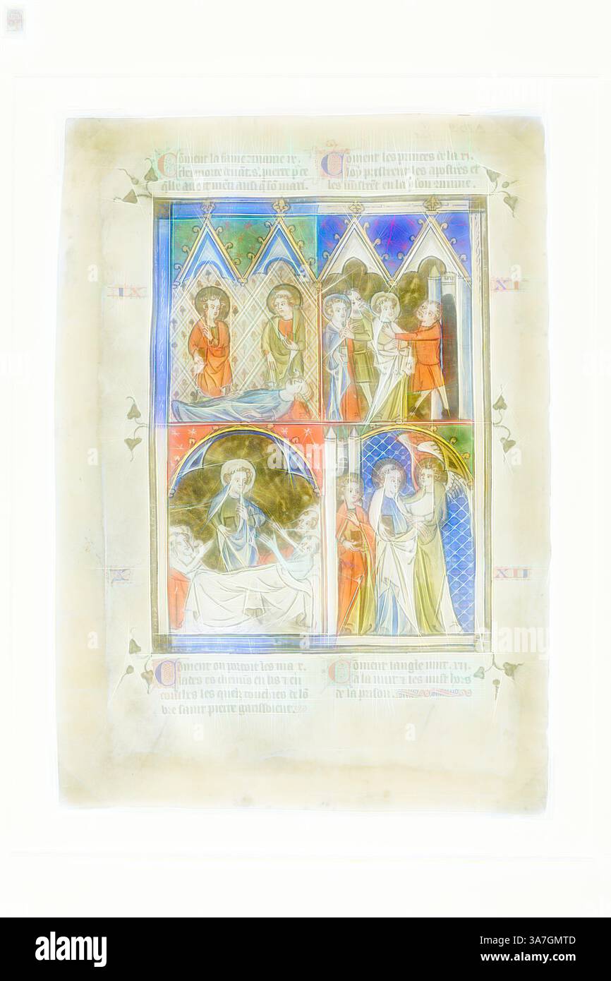 Beautifully illustrated manuscript page Cut Out Stock Images & Pictures ...
