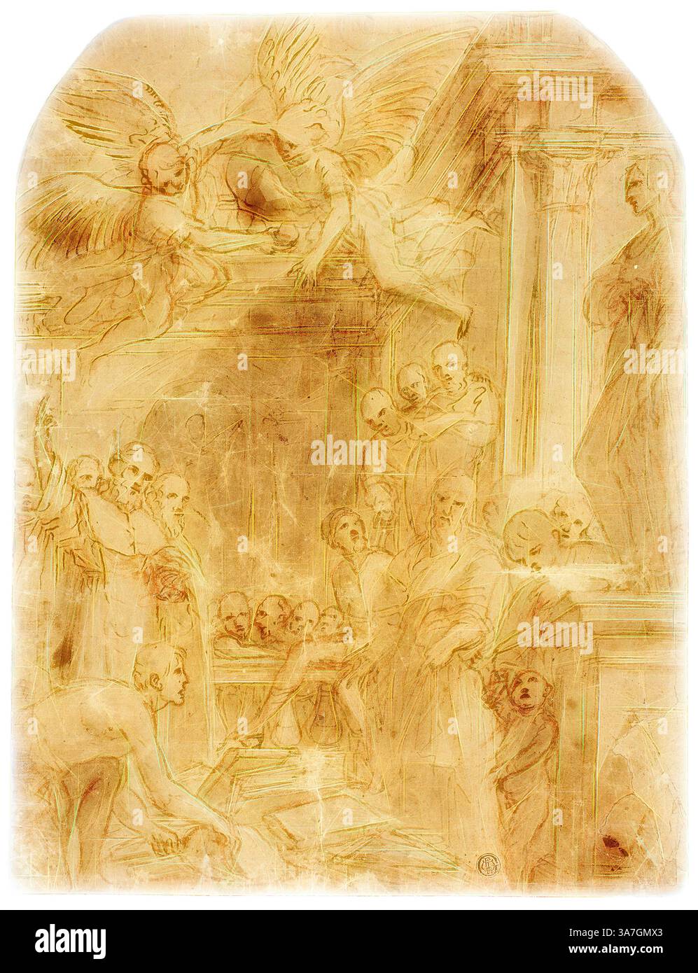 Gathering of solemn characters hi-res stock photography and images - Alamy