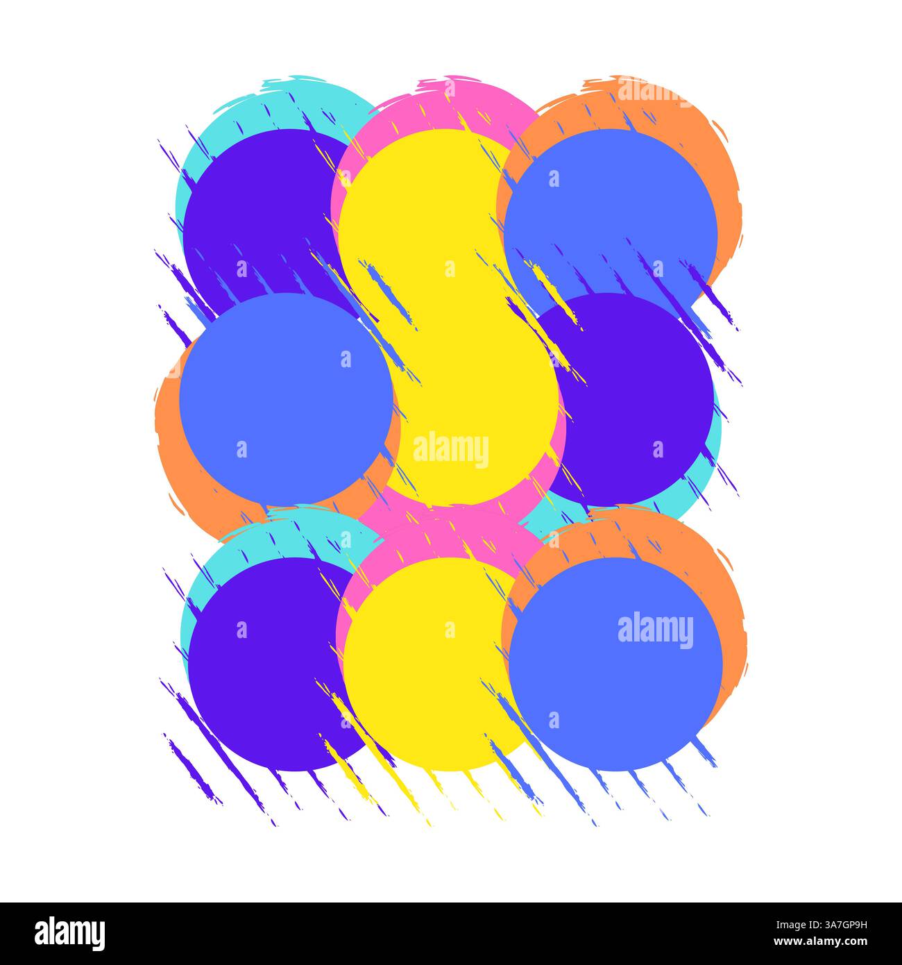 Textured circle pattern concentric Stock Vector Images - Alamy