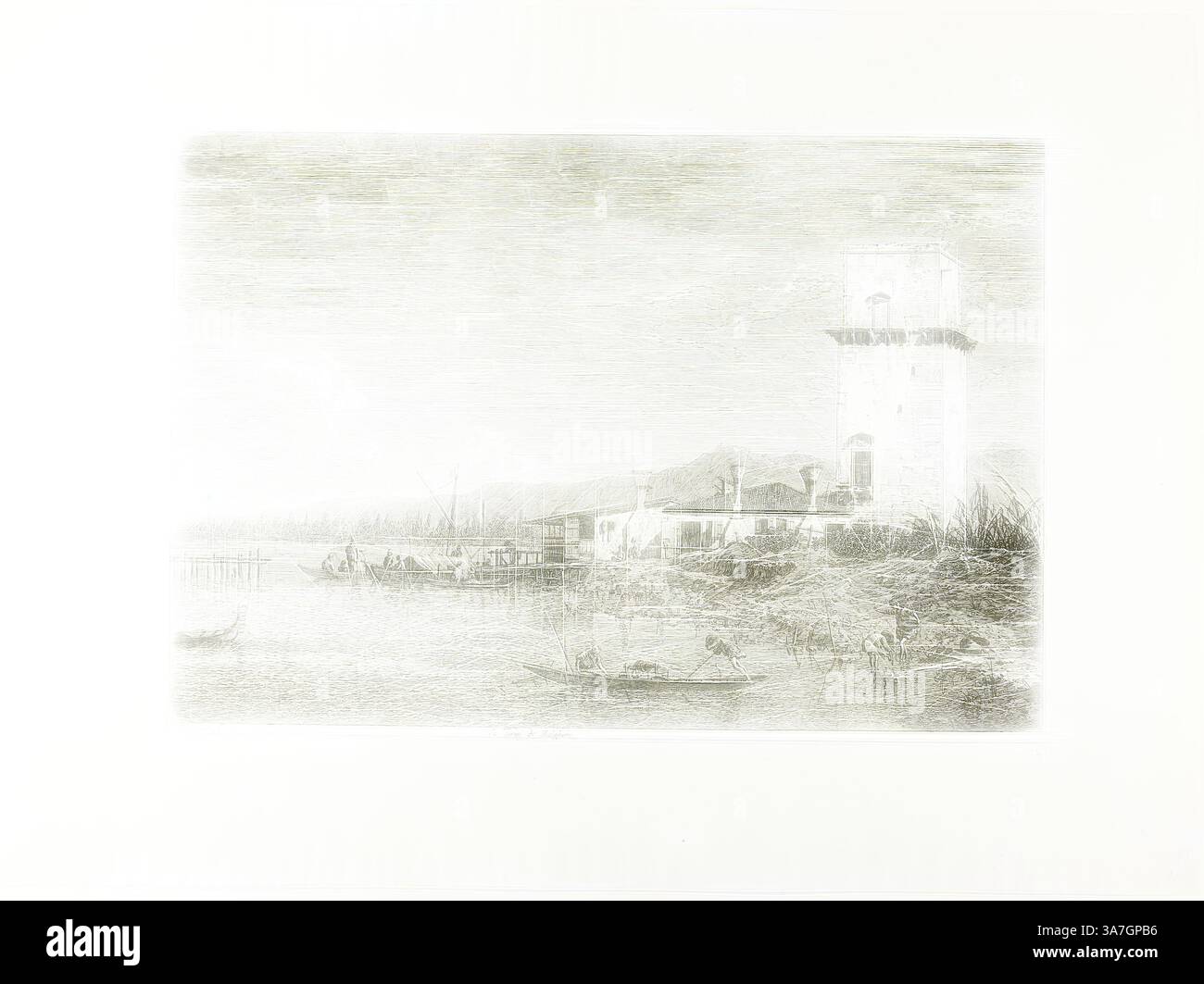 Canaletto tower Cut Out Stock Images & Pictures - Alamy
