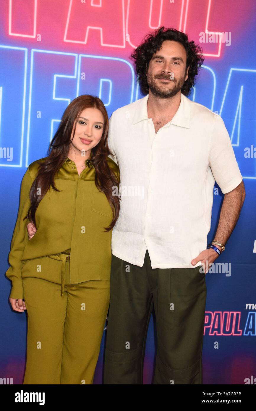 New York, NY, USA. 26th Mar, 2025. Stacy Villanueva and Andrew F. Renzi ...