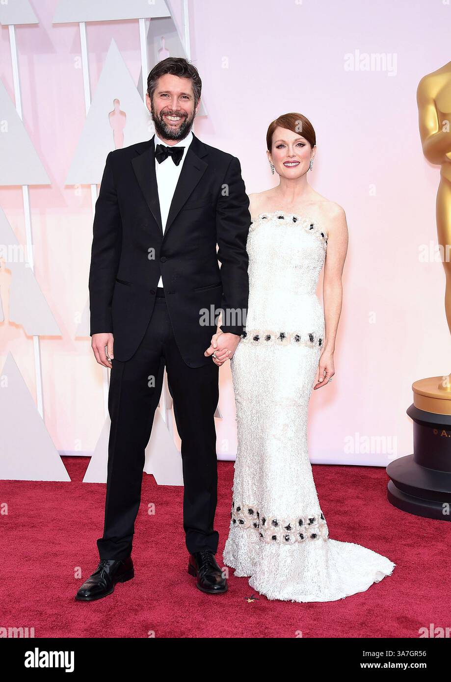 Julianne Moore and Bart Freundlich at the 87th Annual Academy Awards aka Oscars at the Hollywood ...