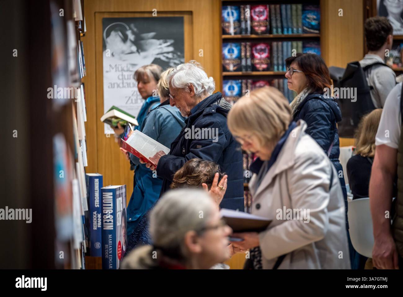 Tag 1 der Leipziger Buchmesse 2025 auf dem Neuen Messegelände ...