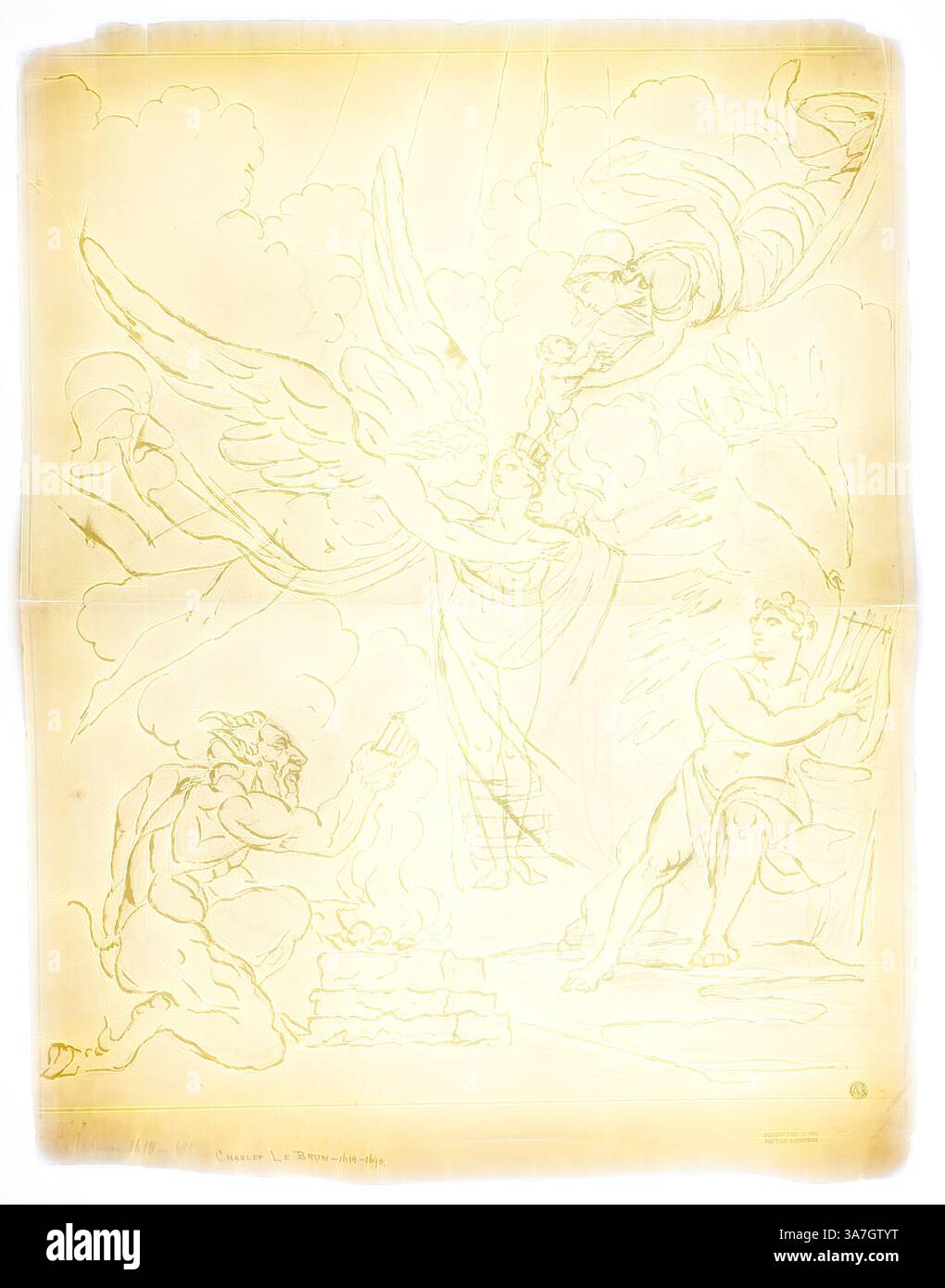 Mythological creature observes hi-res stock photography and images - Alamy