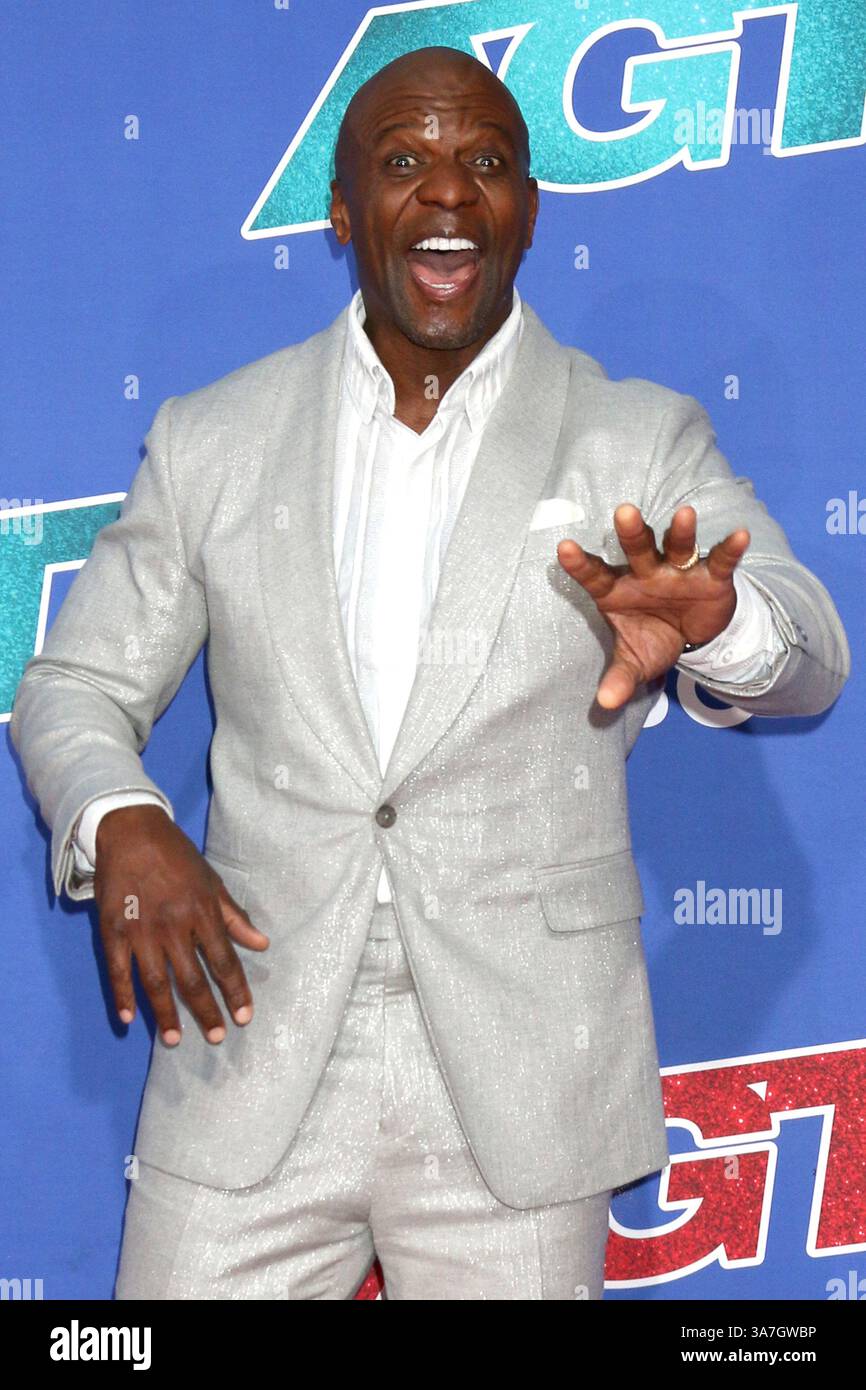 LOS ANGELES - MAR 26: Terry Crews at the Americas Got Talent Season 20 ...