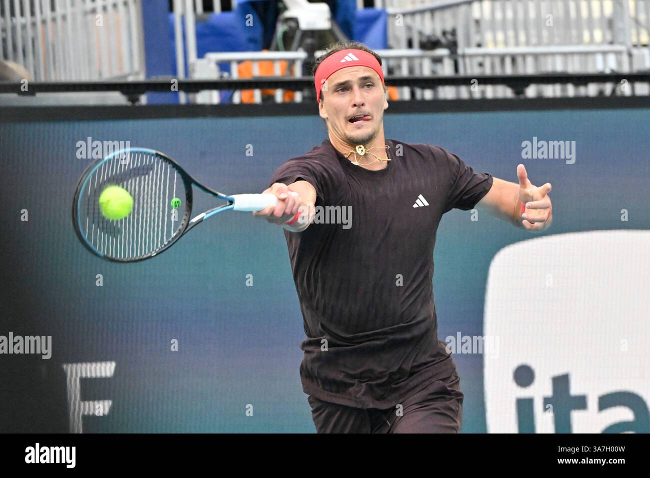 March 26, 2025: Alexander Zverev (GER) was defeated by Arthur Fils (FRA ...