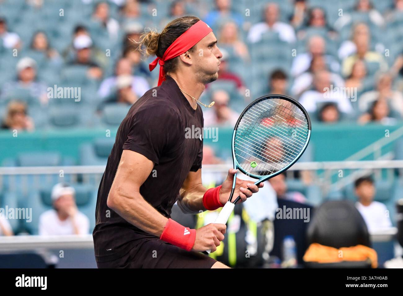 March 26, 2025: Alexander Zverev (GER) was defeated by Arthur Fils (FRA ...