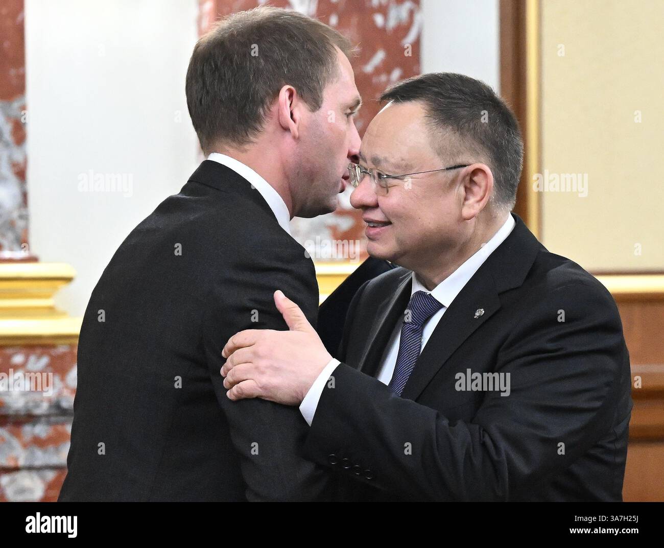 Moscow, Russia. 27th Mar, 2025. Minister of Construction and Housing ...